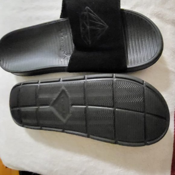 Diamond Supply Co. | Shoes | Diamond Supply Co Fairfax Slides Black 2 ...